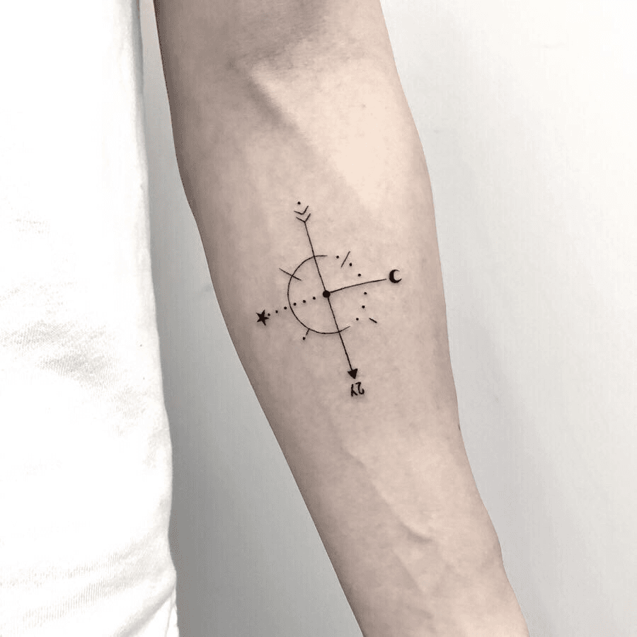 Details 71 Minimalist Compass Tattoo Latest Esthdonghoadian