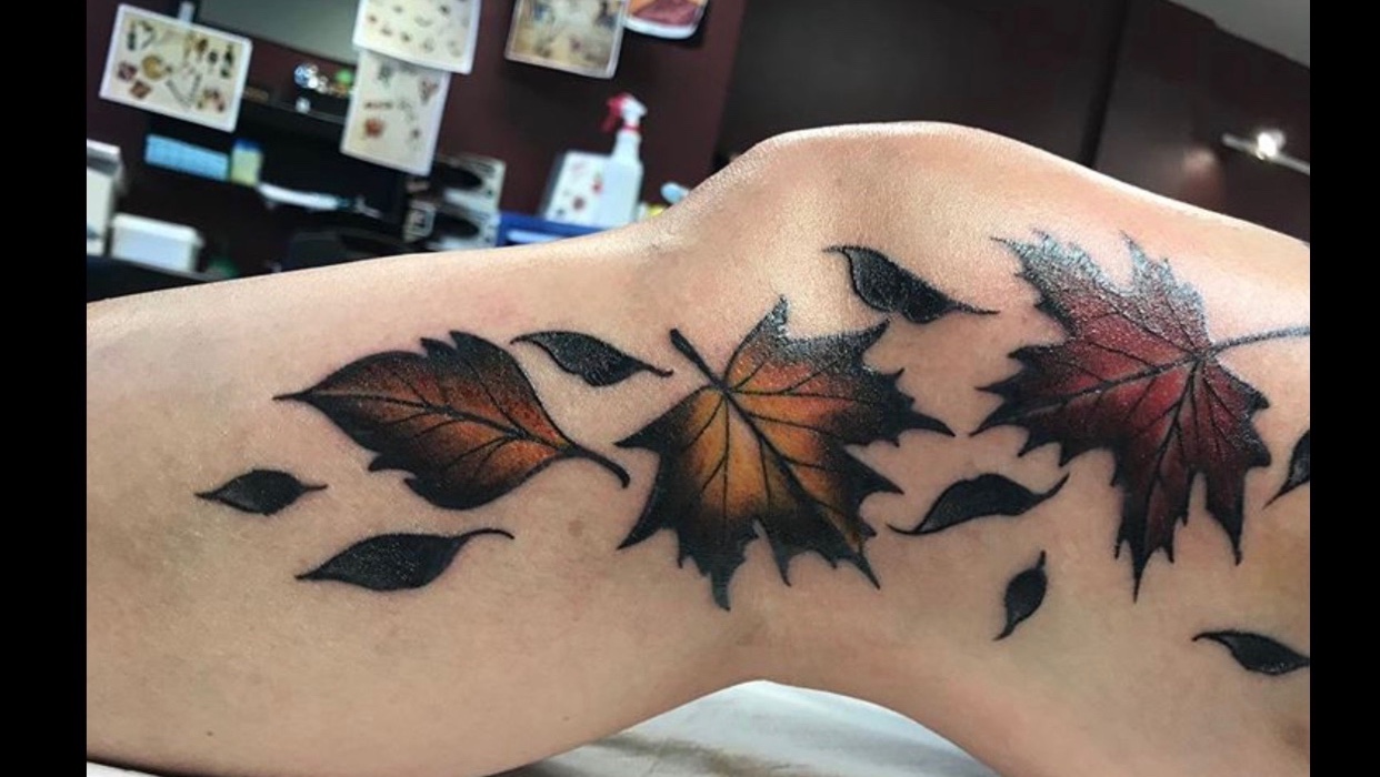 Aggregate 77 Autumn Leave Tattoo Latest Vn