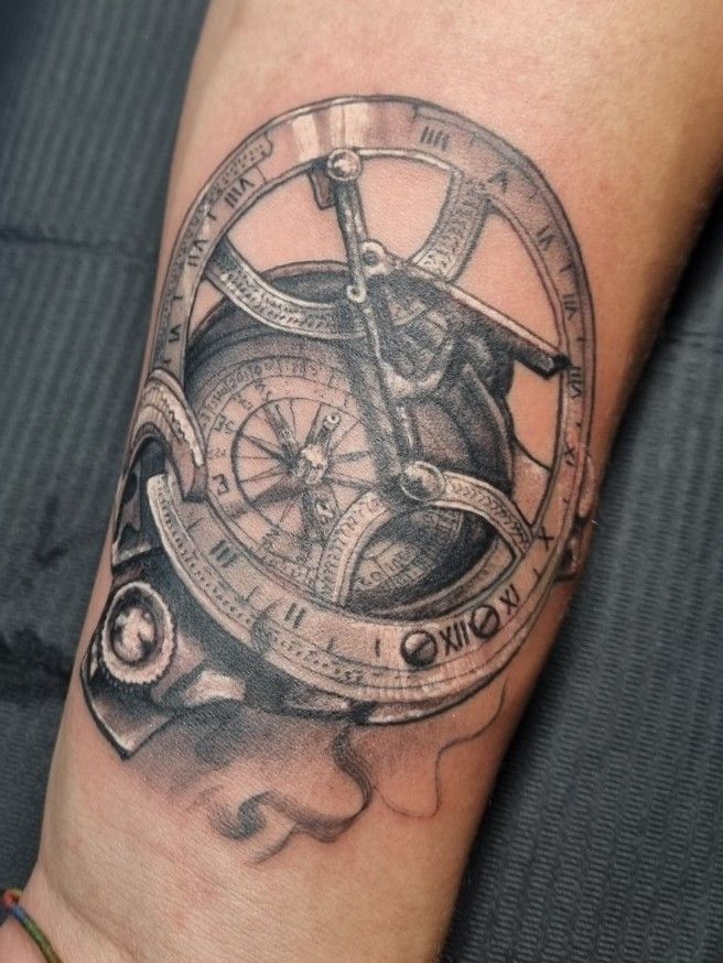 Top 101 Pictures Of Compass Tattoos