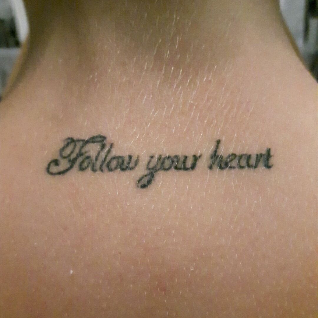 Update More Than 70 Follow Your Heart Tattoo Latest Incdgdbentre