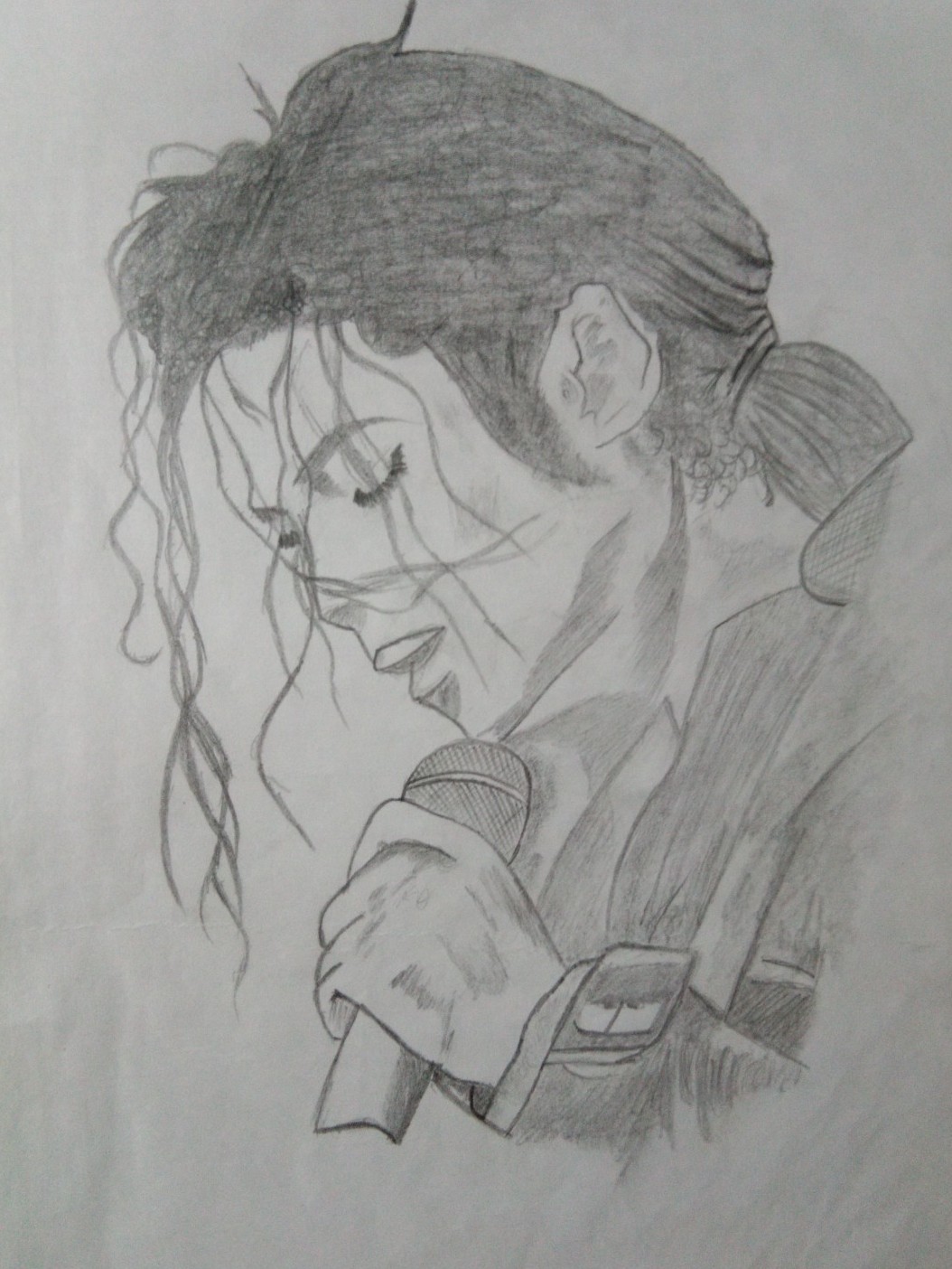 Pencil Drawing Of Michael Jackson