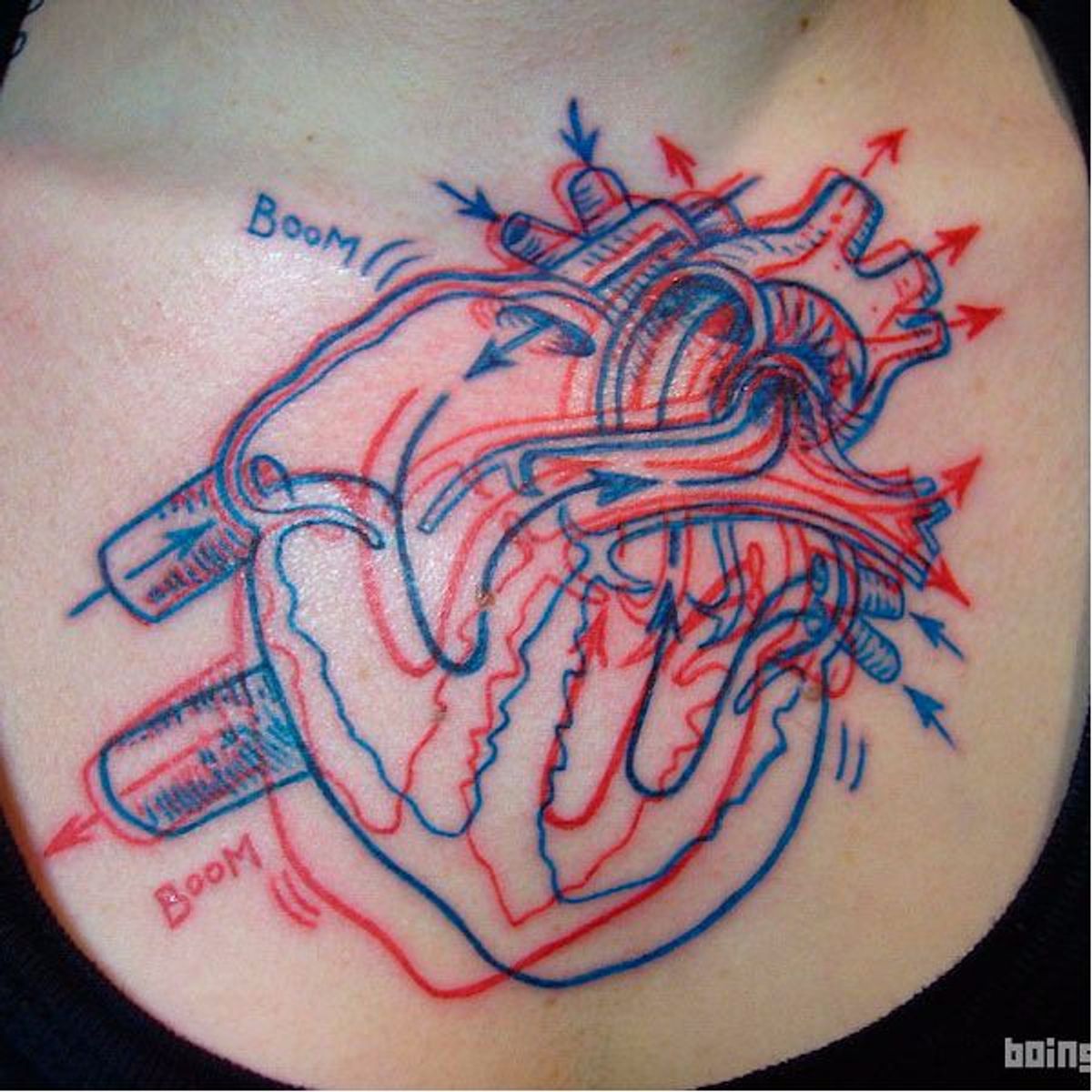 3d Heart Tattoos For Women