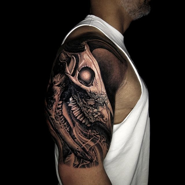 Discover More Than 80 Realistic Bull Tattoo Incdgdbentre