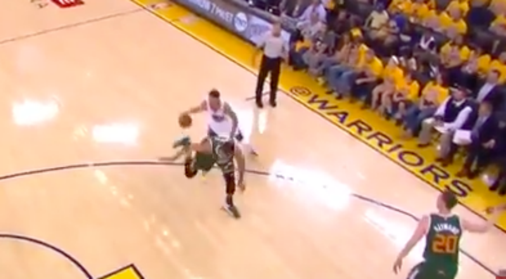 Watch Stephen Curry Puts Rudy Gobert In The Blender