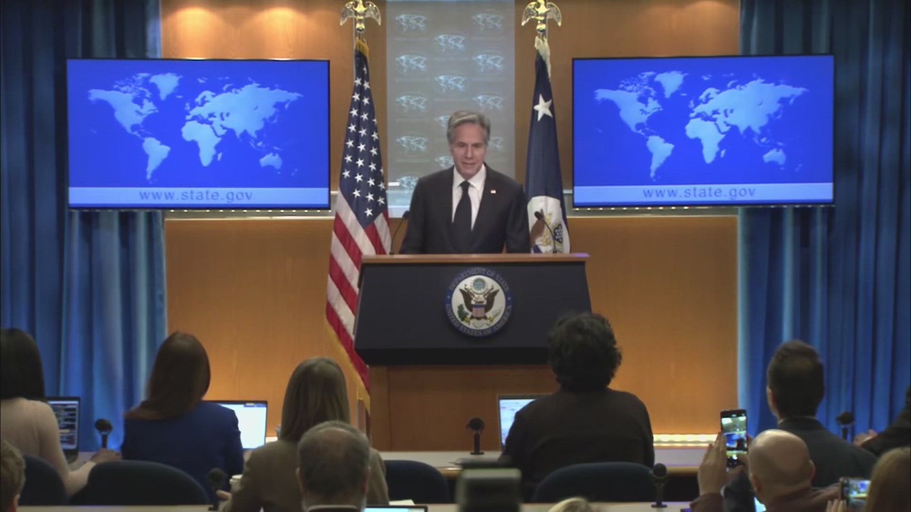 Dvids Video Secretary Of State Antony J Blinken Delivers Remarks