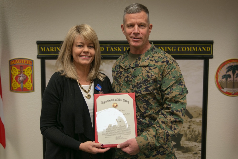 Dvids Images Civilian Receives Award For Meritorious Service Image