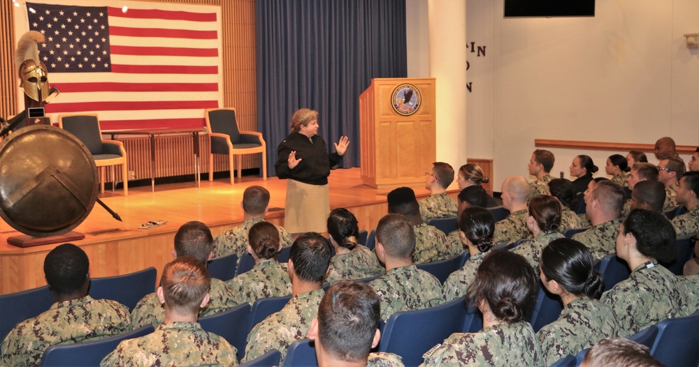 Dvids News Rdml Danelle Barrett Visits Iwtc Virginia Beach