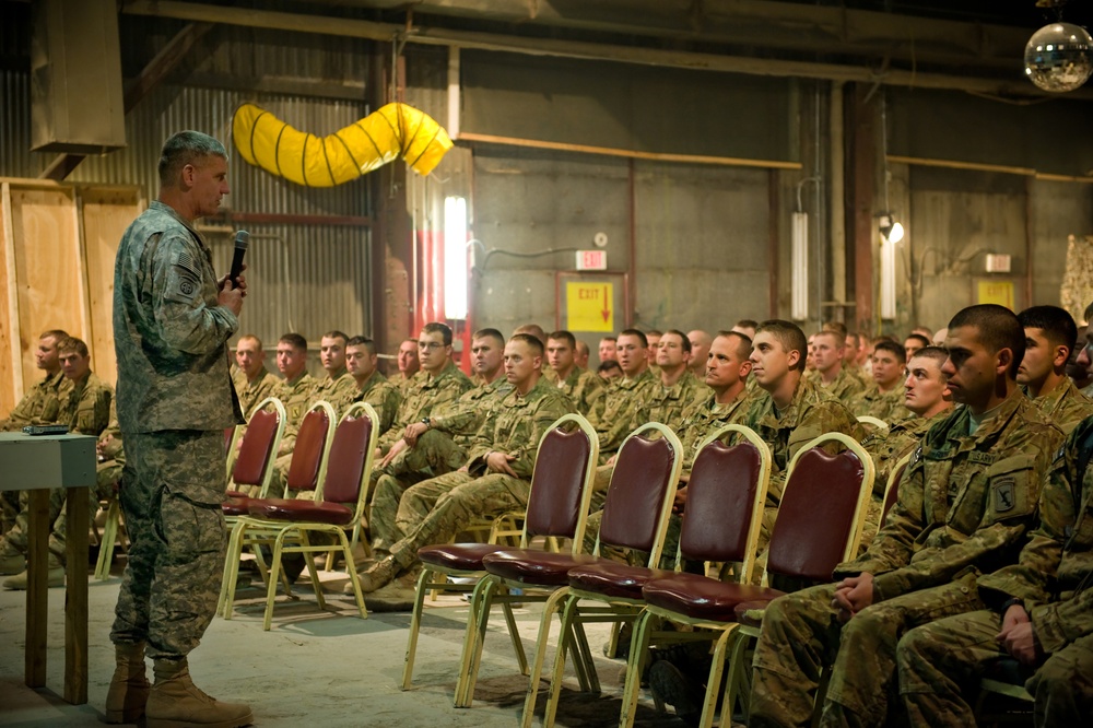 Dvids Images Isaf Joint Command Commander Speaks To Soldiers At