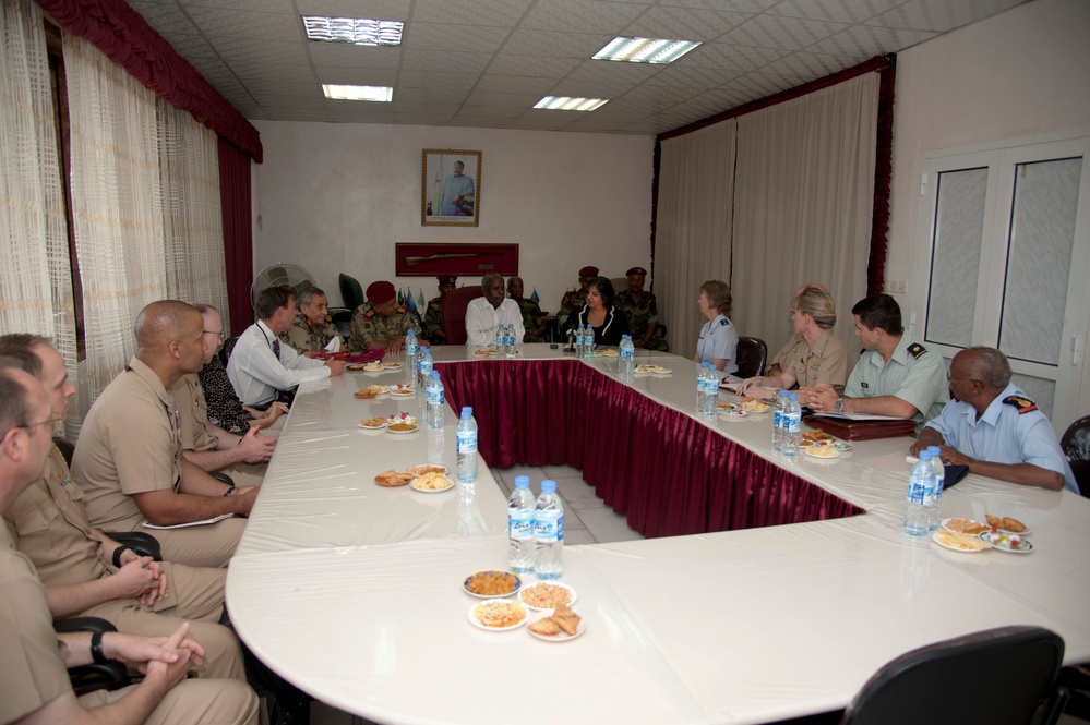 Dvids News Us Djiboutian Military Officials Sign Service Agreement