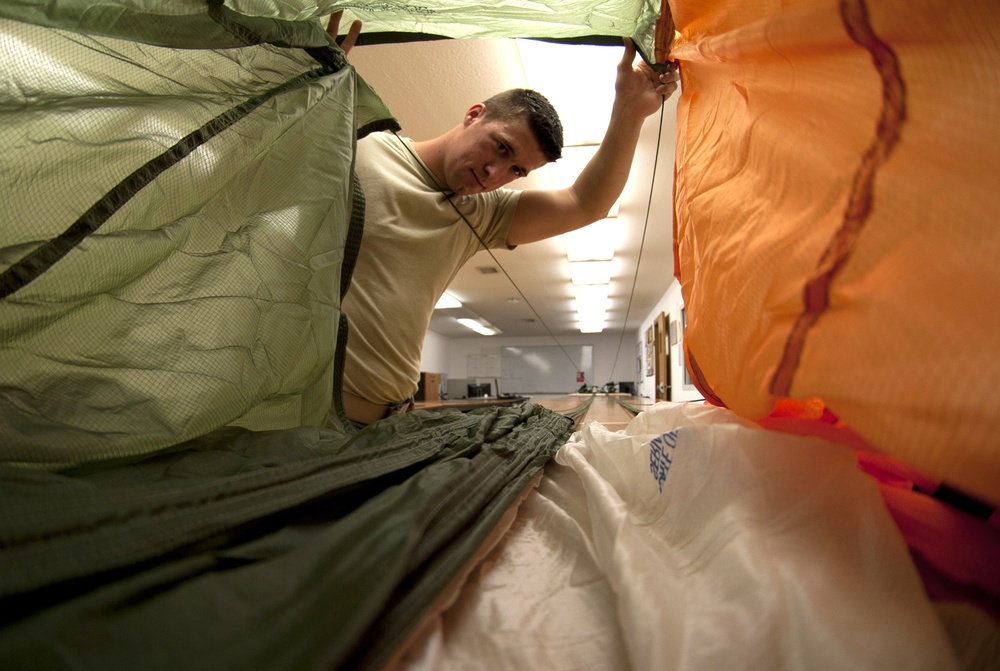 Dvids Images Parachute Section Precisely Prepares Packs Image 3 Of 8