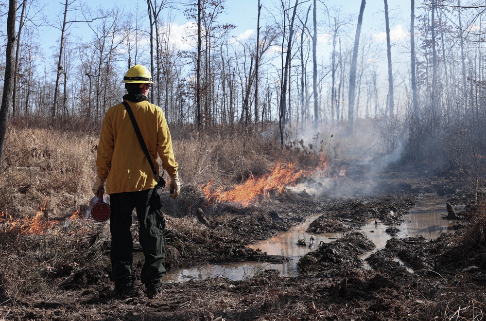 Dvids Images Quantico Firefighters Conduct Controlled Burn Image 4