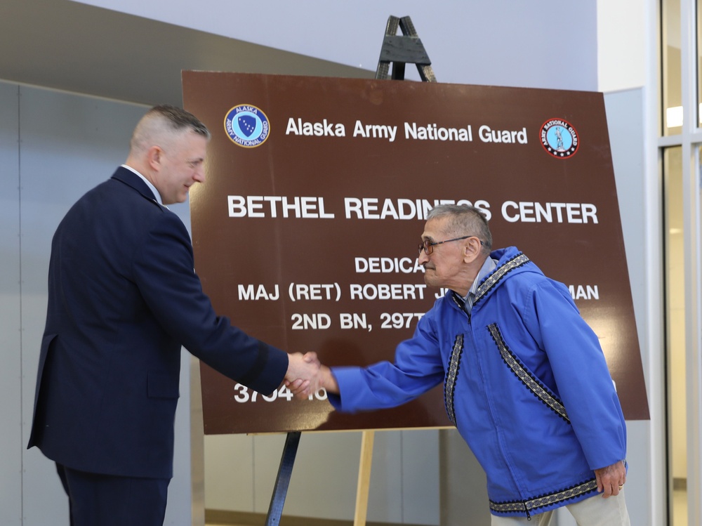 Dvids Images Unveiling The Sign Bethel Readiness Center Dedicated