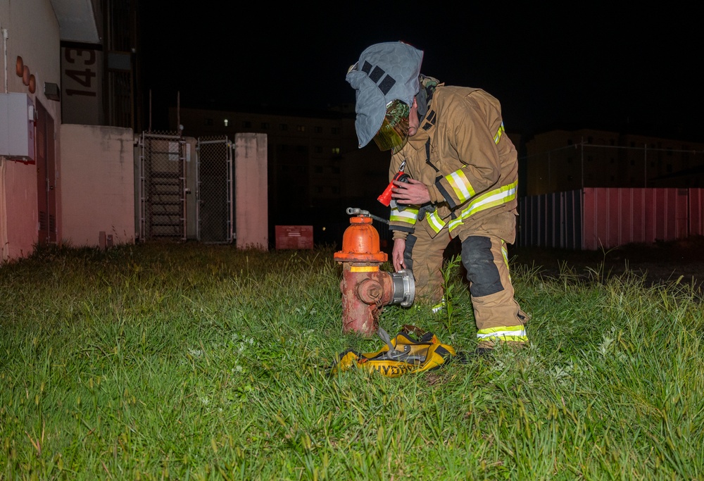 Dvids Images 51st Ces Firefighters Train To Rescue At Night Image