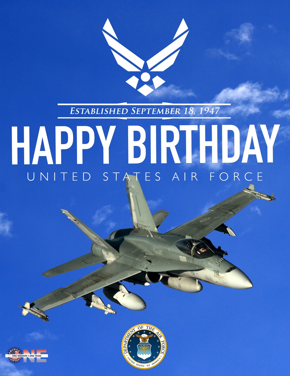 Happy Birthday Us Air Force 2024 Belle Cathrin