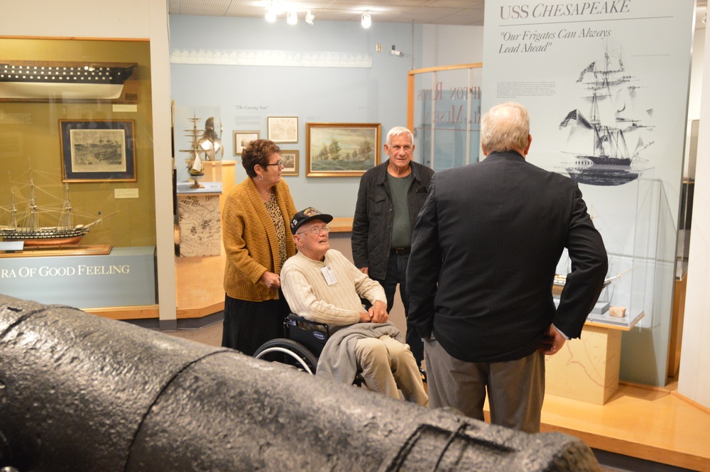 Dvids Images Battleship Wisconsin Veteran Visits Hampton Roads