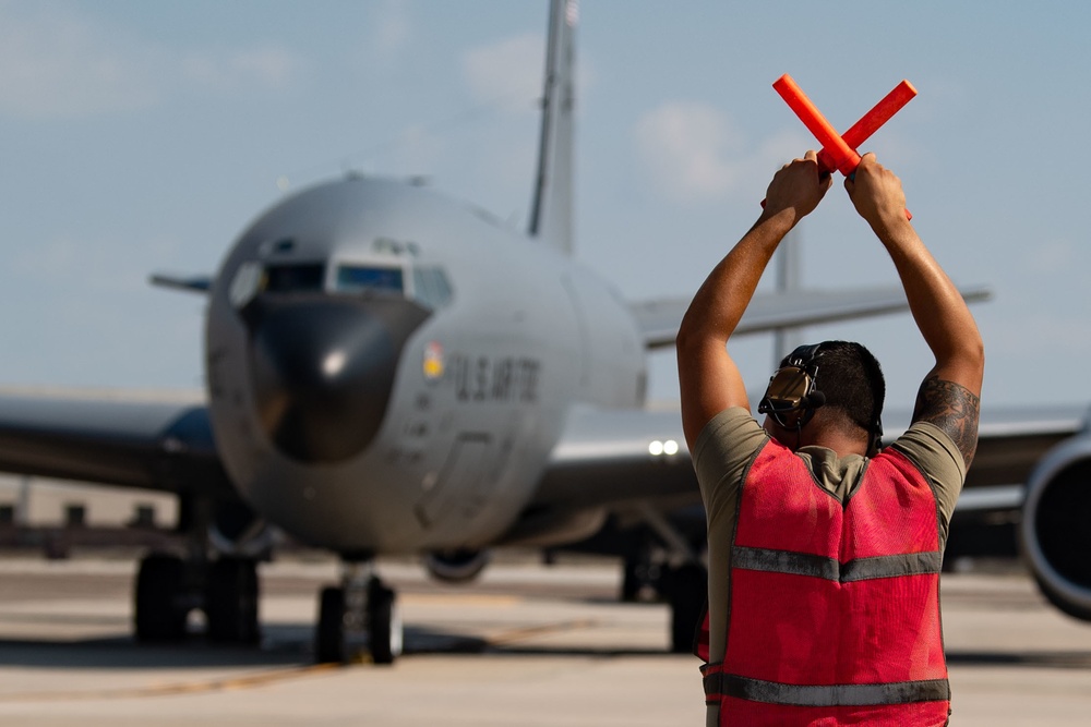 Dvids Images Kc 135 Conducts Aerial Refueling Mission Out Of