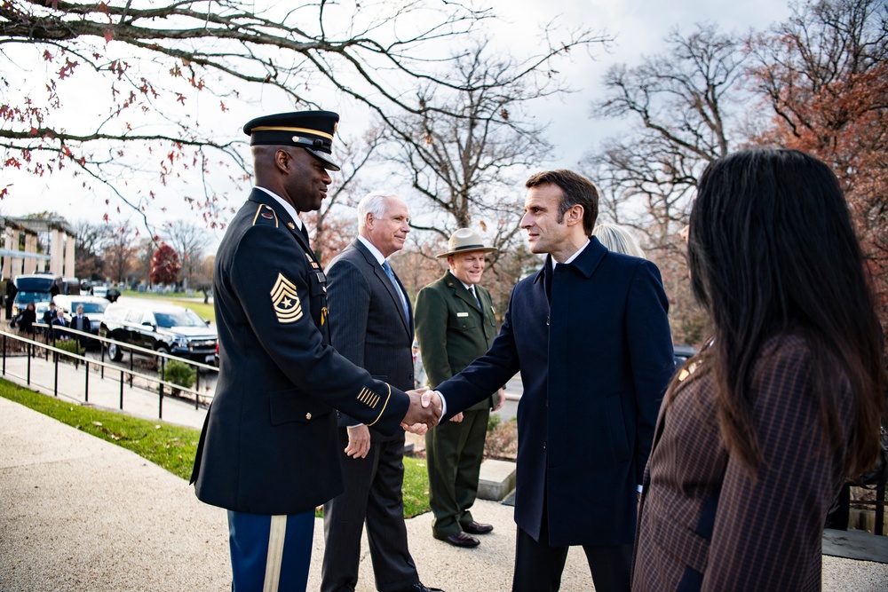 Dvids Images French President Emmanuel Macron Visits Arlington