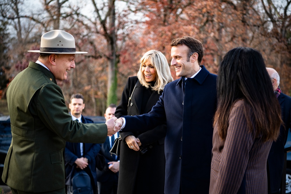 Dvids Images French President Emmanuel Macron Visits Arlington