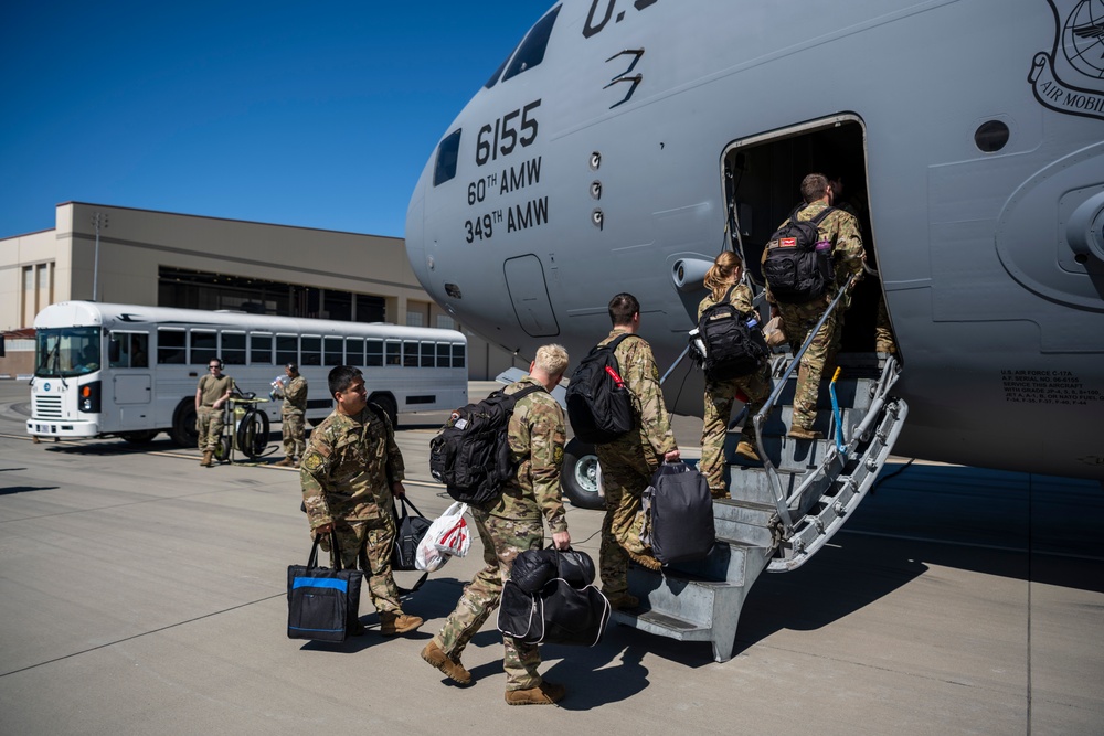 Dvids News First Afforgen Deployers Leave From Travis Afb