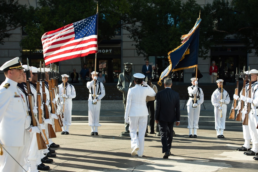 Dvids Images Us Navy Ceremonial Band And Ceremonial Guard Performs