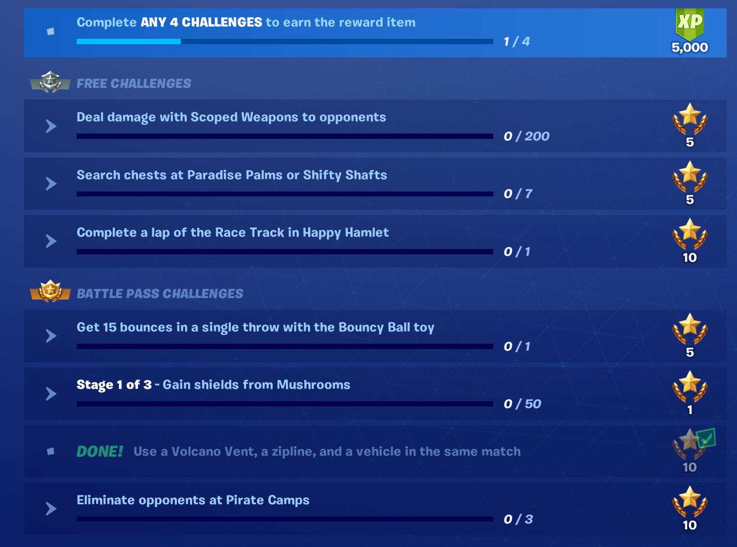 All Fortnite Season 8 Week 5 Challenges Shacknews