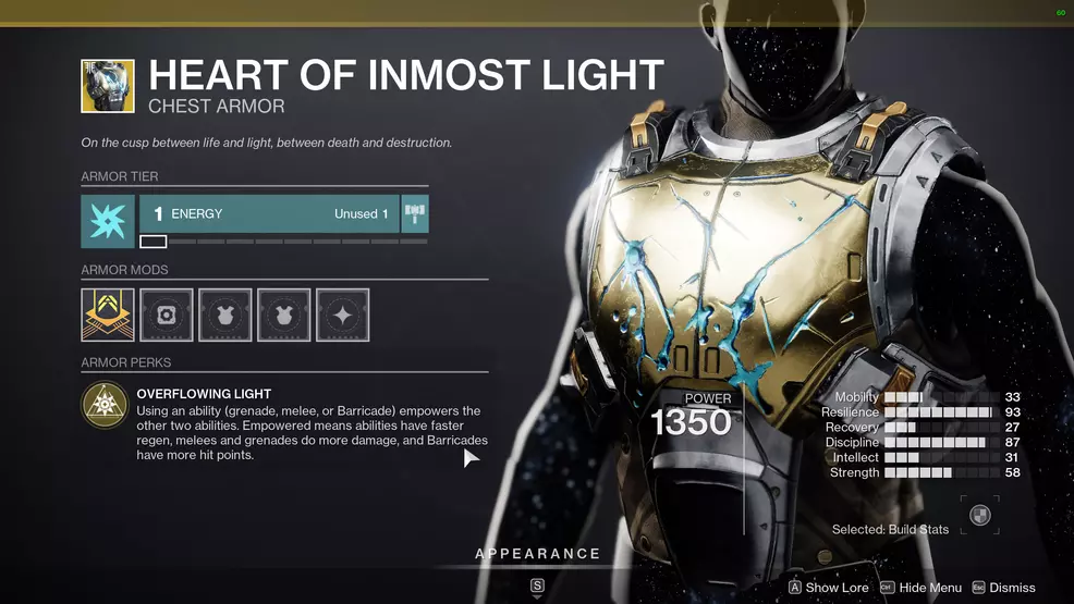 Heart Of Inmost Light Titan Exotic Chest Destiny 2 Shacknews