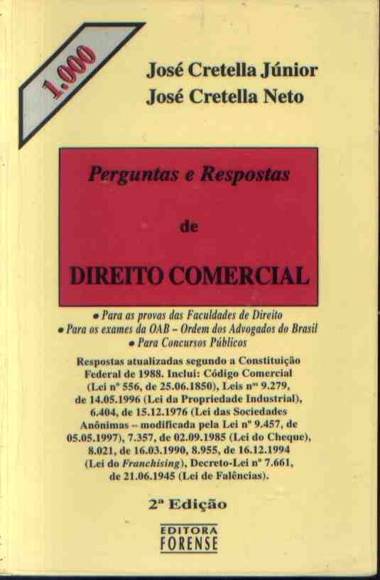 Livro 1000 Perguntas E Respostas De Direito Constitucional José