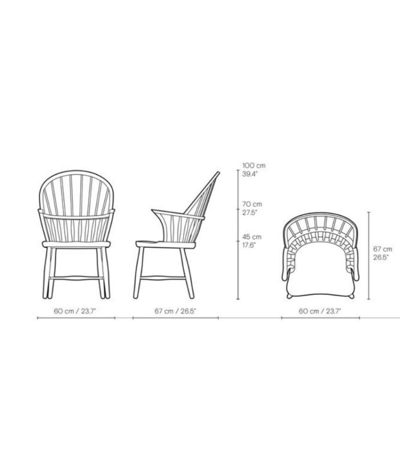 Fh38 윈저 체어 오크 And 오일 마감 Carl Hansen And Son