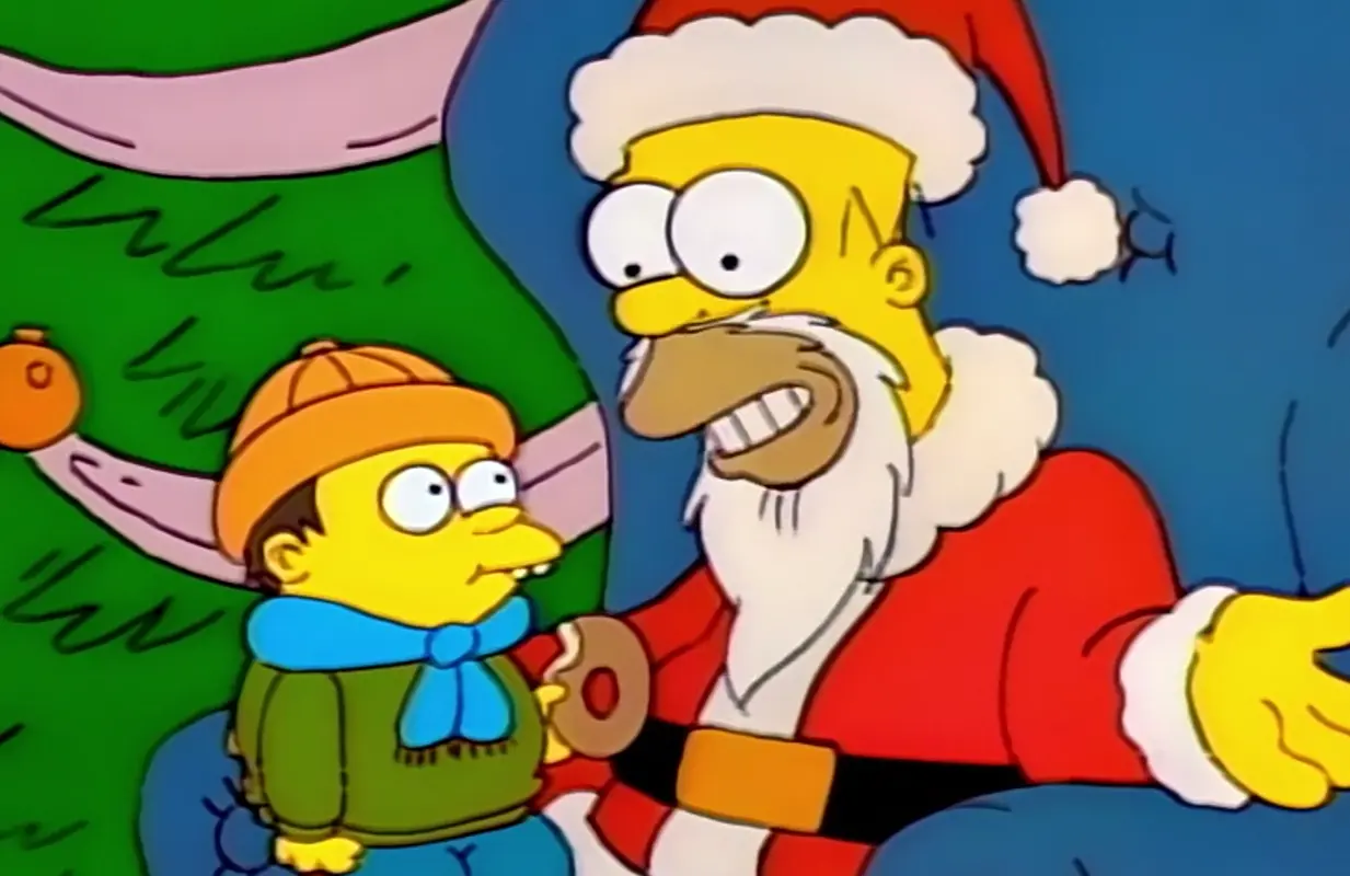 Homer Becomes Santa Claus In The Simpsons First Episode Primetimer