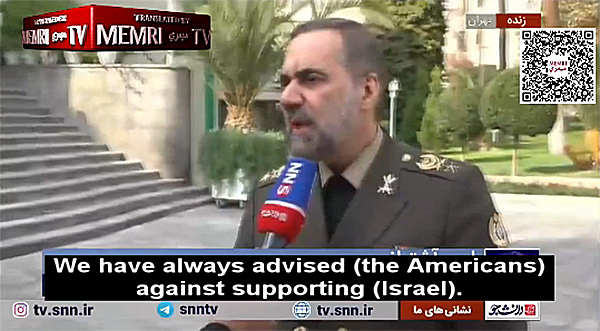 Watch Iranian Defense Minister The Americans Sent Us Pleading