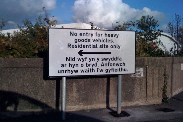 Welsh Road Sign Displays Out Of Office Message In Translation Blunder