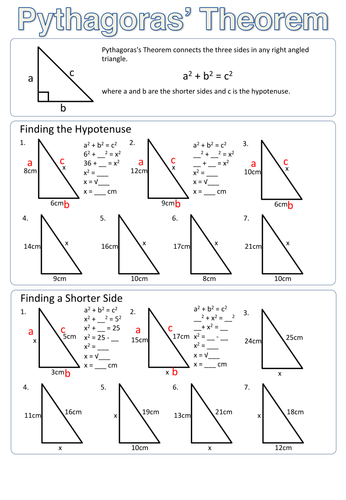 Gcse Foundation Pythagoras And Trigonometry Unit 11 Lessons