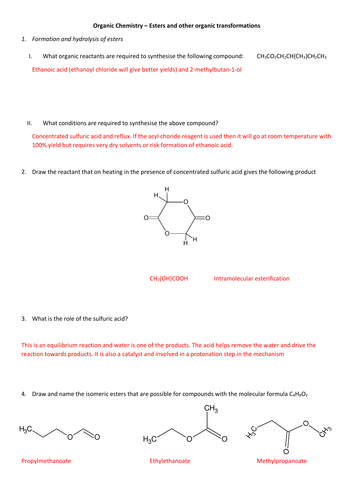 As Organic Chemistry For Cambridge And Ib Alkanes Alkenes Acids