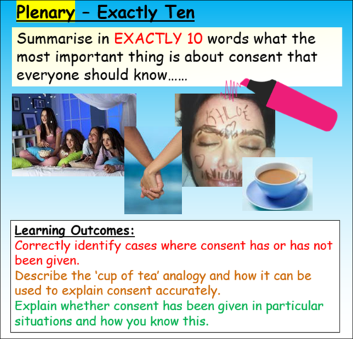 Sexual Consent Law Pshe Teaching Resources