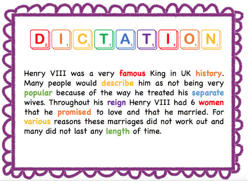 Year 3 And 4 Spelling Dictation Activities Teaching Resources