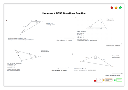 Trigonometry Revision Teaching Resources