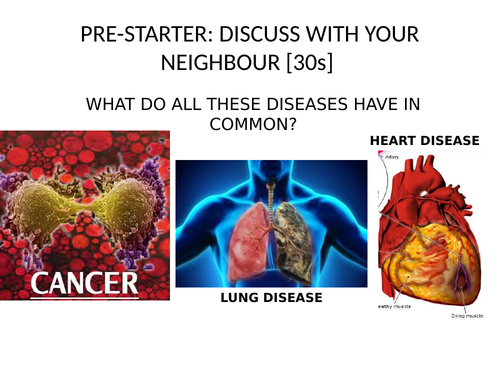 2018 Aqa Gcse Biology Unit 1 B1 Non Communicable Diseases L16