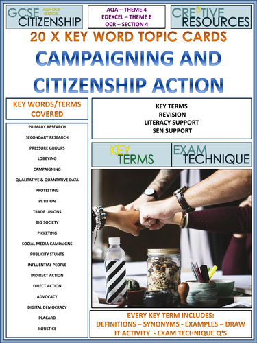 Active Citizenship Revision Teaching Resources