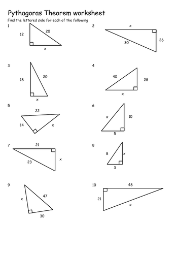 Gcse Pythagoras Trigonometry Revision Lessons Teachin