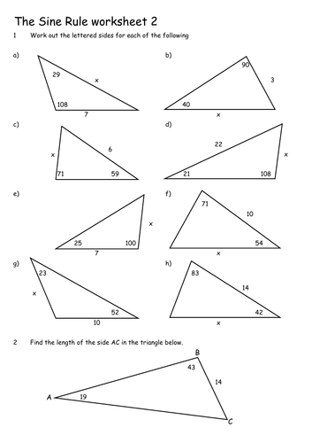 Gcse Pythagoras And Trigonometry Revision Lessons Teaching Resources