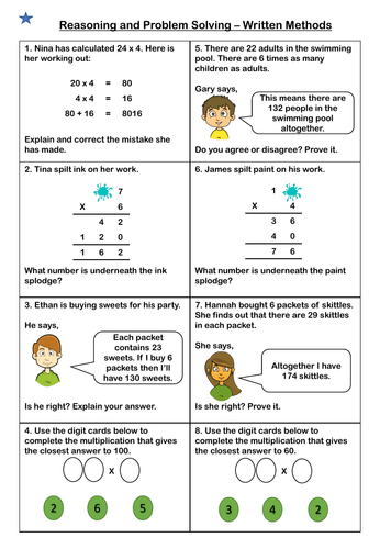 White Rose Maths Year 4 Spring Block 1 Written Multiplication