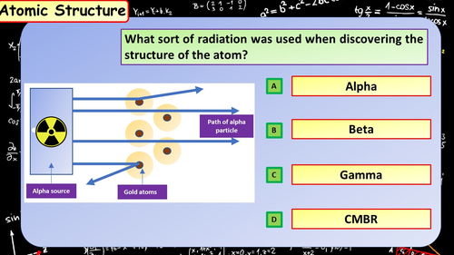 £1 Only Ks4 Aqa Gcse Physics Scienceatomic Structure Multiple Choice