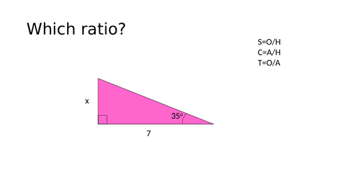 Basic Trigonometry Missing Sides Matching Task Teaching Resources