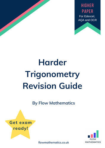 Higher Trigonometry Gcse Revision Guide Teaching Resources