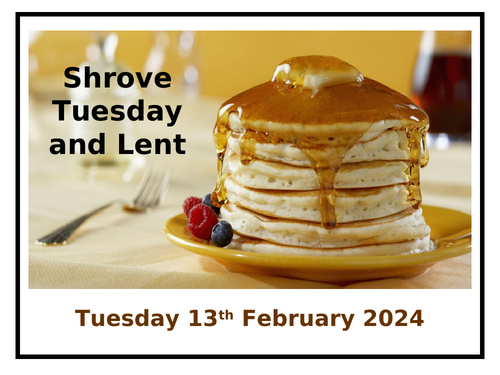 Shrove Tuesday 2024 Teaching Resources