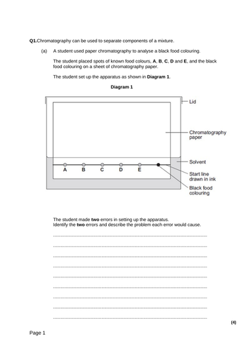 Aqa Gcse Chemistry 9 1 C14 Fractional Distillation And Paper