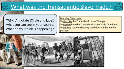 2 What Was The Transatlantic Slave Trade Teaching Resources