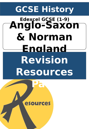 Gcse History Edexcel Paper 2 Anglo Saxon And Norman England Revision