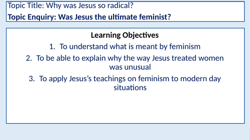 What Was So Radical About Jesus Religious Studies Scheme Of Work