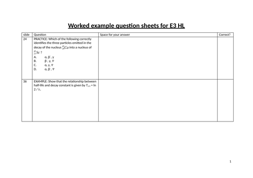 Ib Dp Physics E3 Radioactive Decay Ppt Hl First Exams 2025